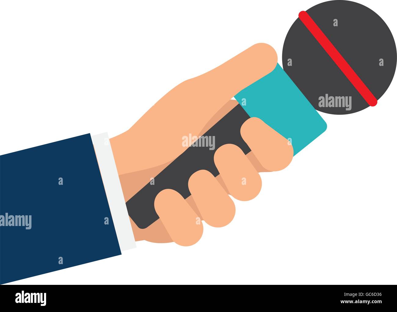 Microphone icon. Broadcasting design. Vector graphic Stock Vector Image ...