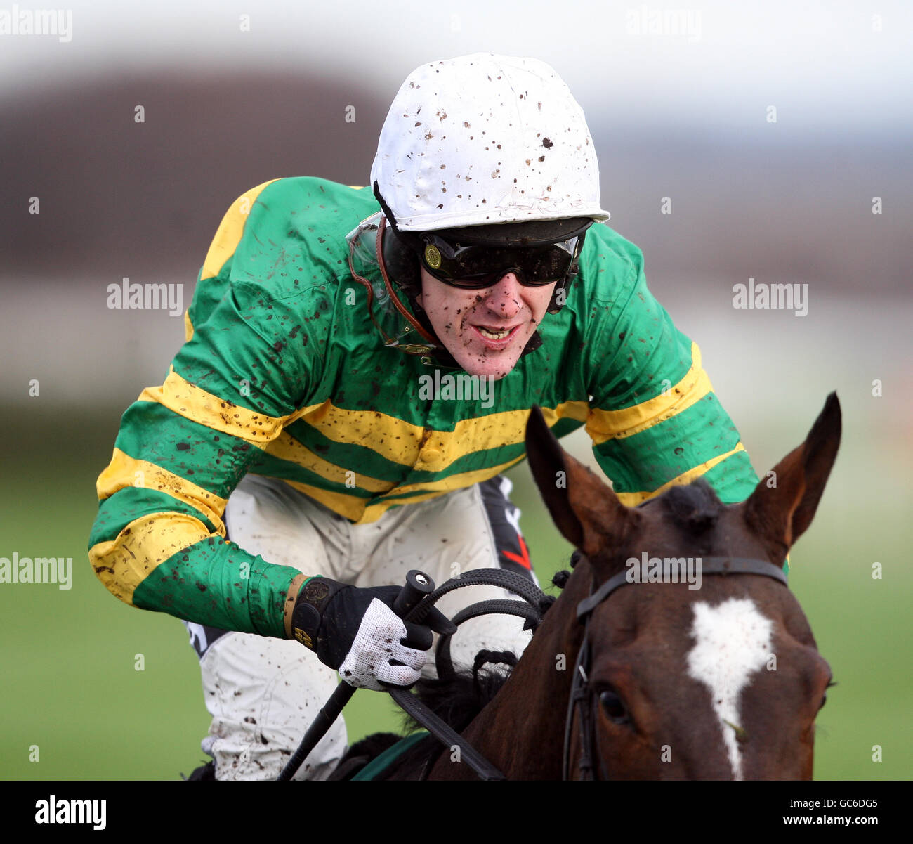 Tony McCoy on Kensington Oval in the Weatherbys Bank maiden Hurdle Race ...