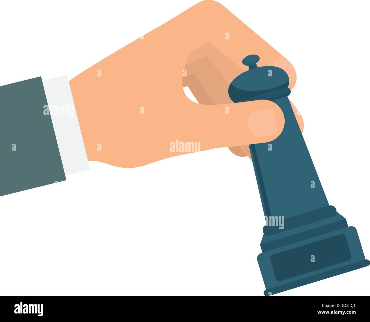 Hand and chess icon. Solution design. Vector graphic Stock Vector Image ...