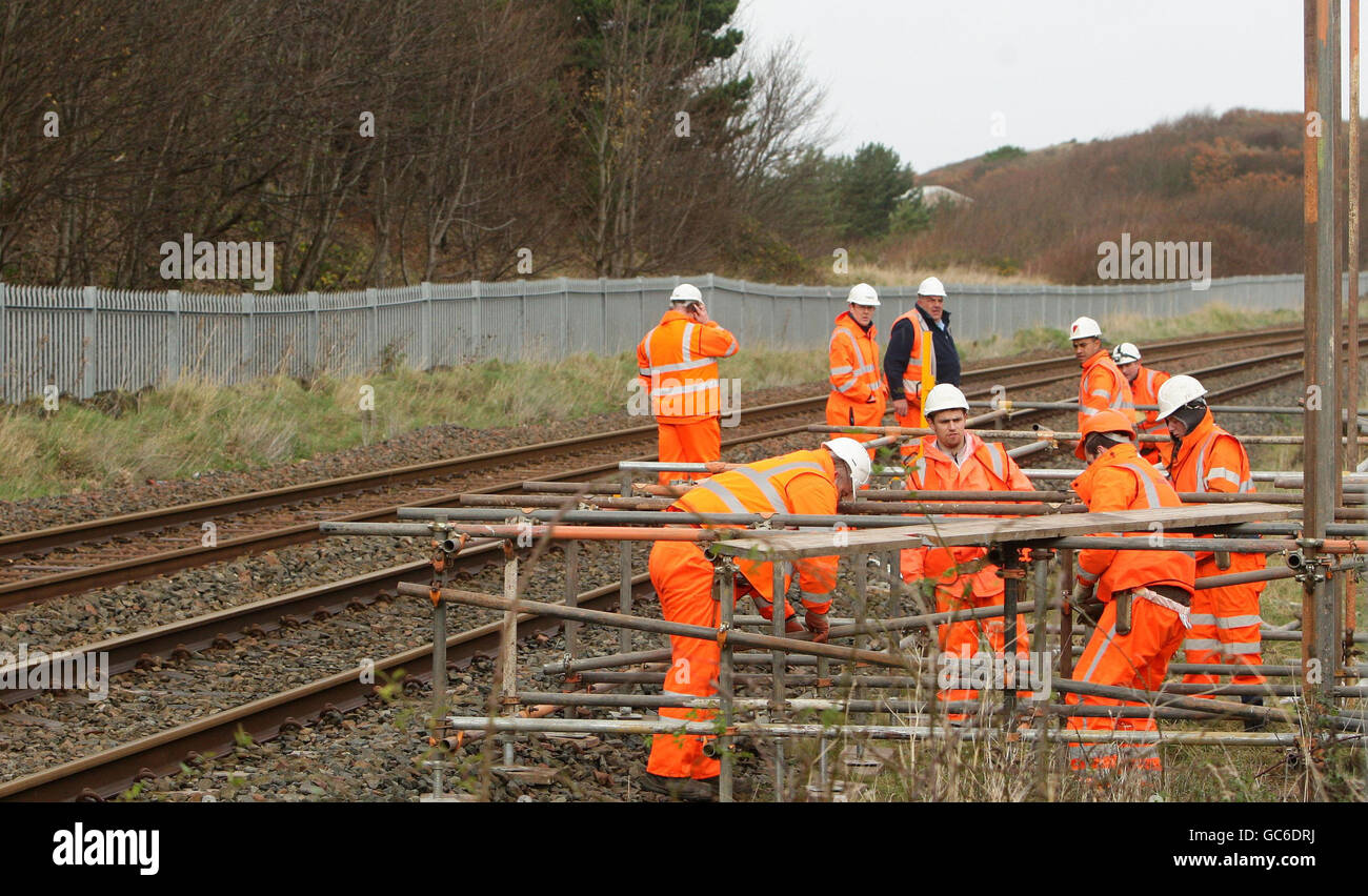 Temporary railway hi-res stock photography and images - Alamy
