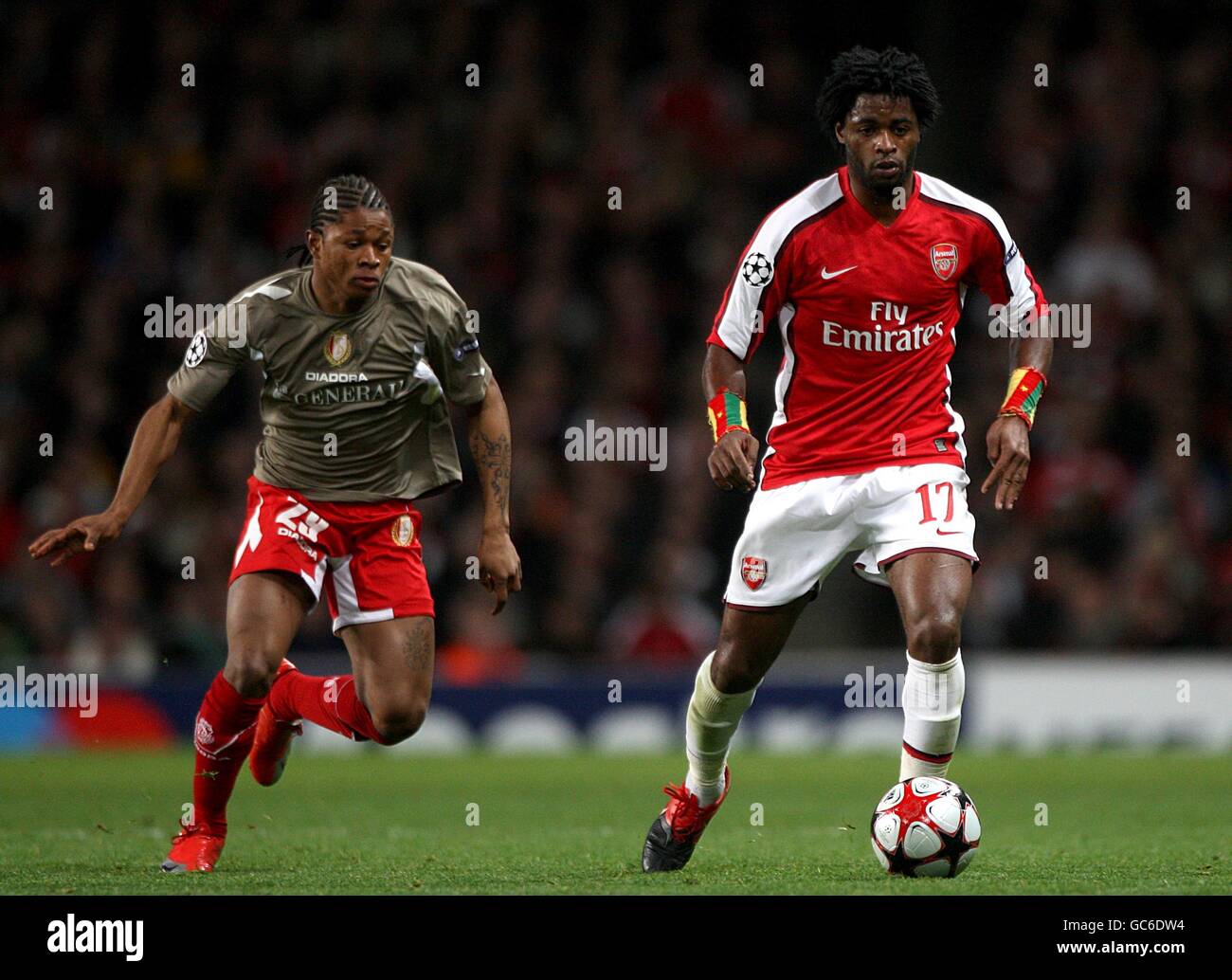 Soccer uefa champions league group arsenal standard liege emirates ...