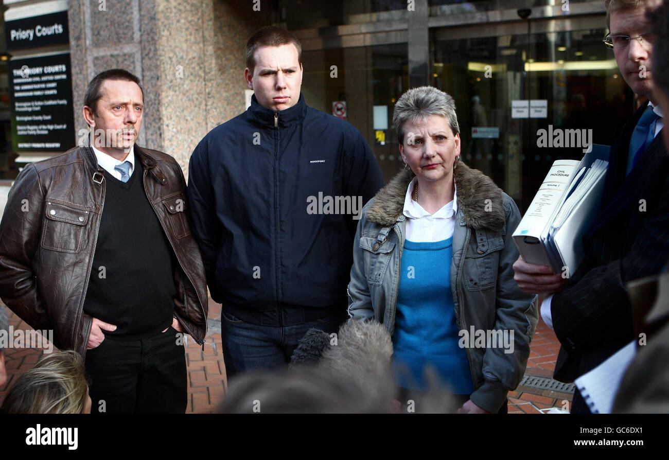 Mark Thomas with his parents David and Elaine from Walsall answer ...
