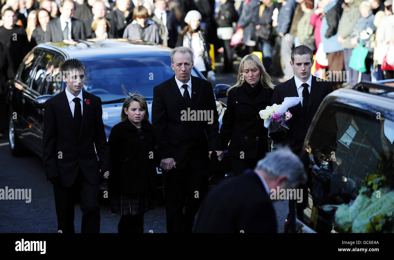 Guardsman Jimmy Major funeral Stock Photo - Alamy