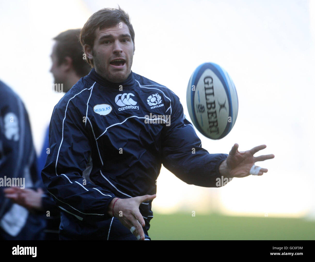 Rugby Union - Scotland Captains Run - Murrayfield Stadium Stock Photo ...