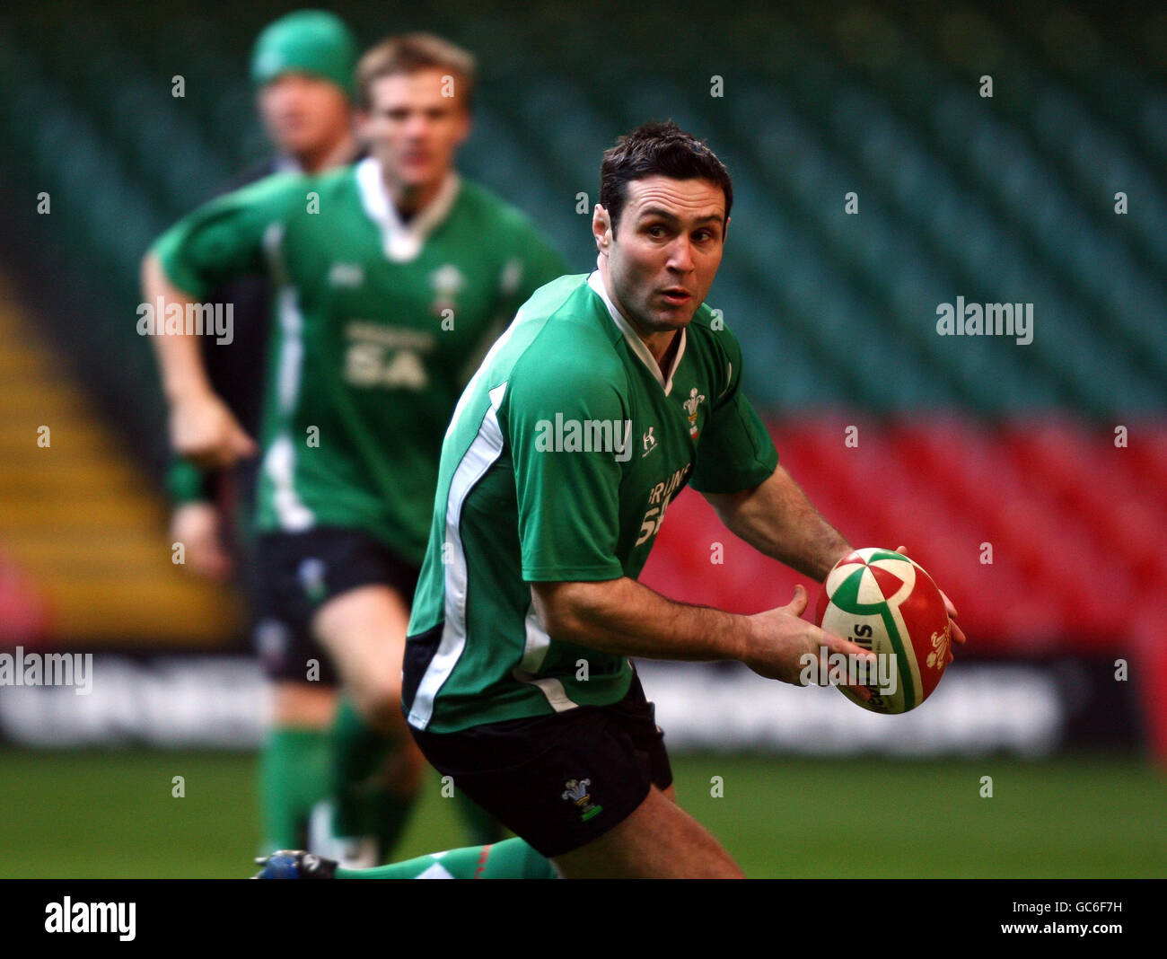 Wales stephen jones media day millennium stadium hi-res stock ...