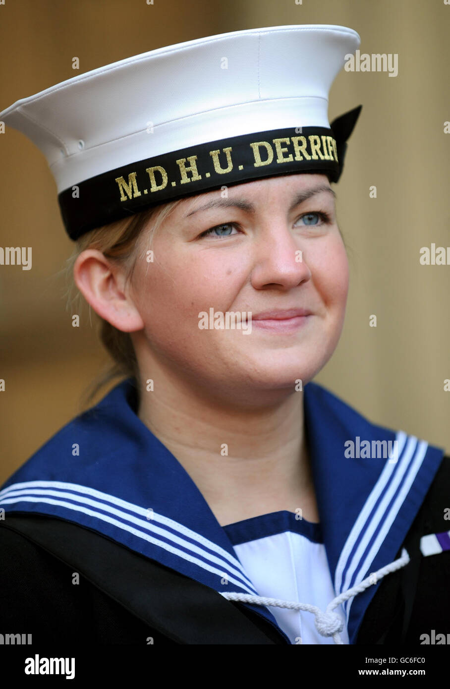Kate nesbitt following the investiture ceremony at buckingham palace hi ...