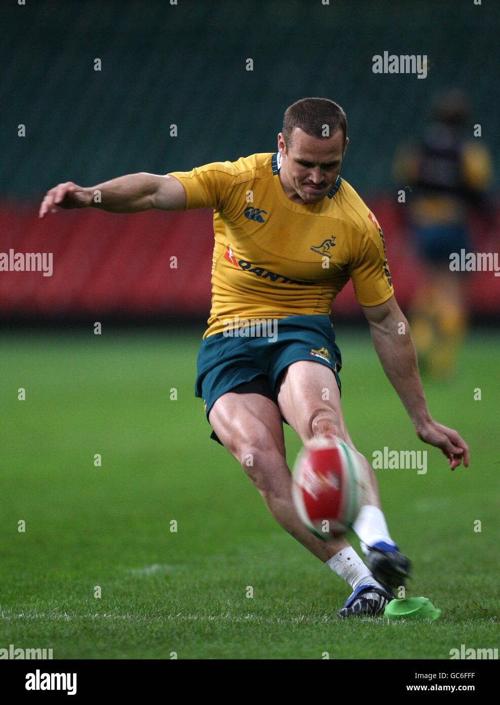 Rugby Union - Australia Training Session - Millennium Stadium Stock ...