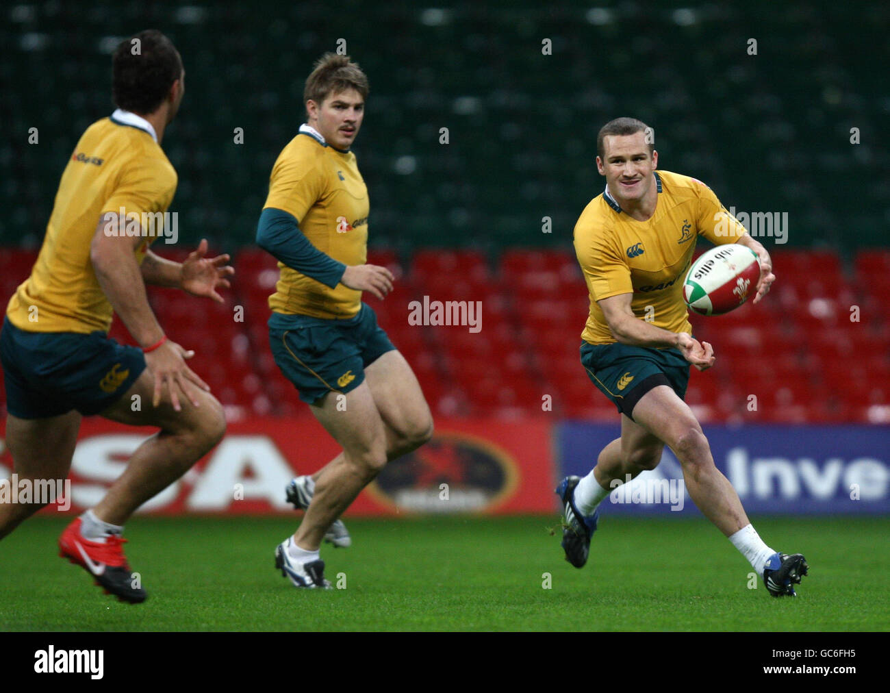 Rugby Union - Australia Training Session - Millennium Stadium ...