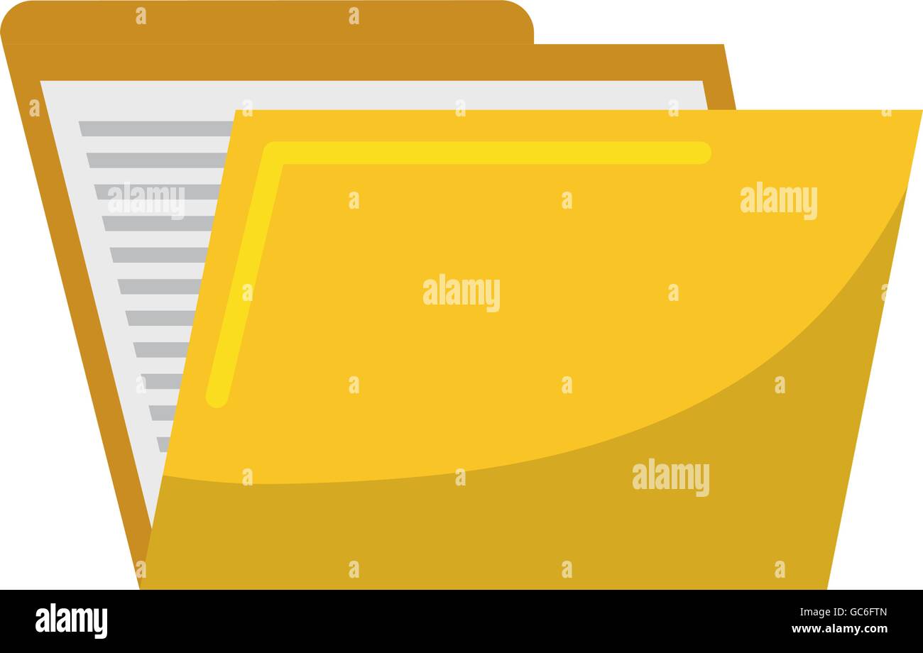 folder icon. file design. Vector graphic Stock Vector Image & Art - Alamy