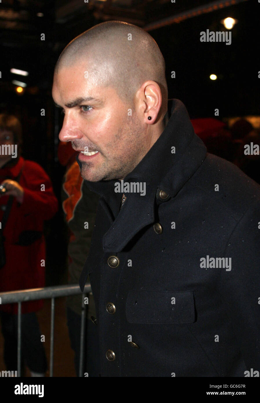 Shane Lynch arrives at the Stephen Gately Memorial Concert at the ...