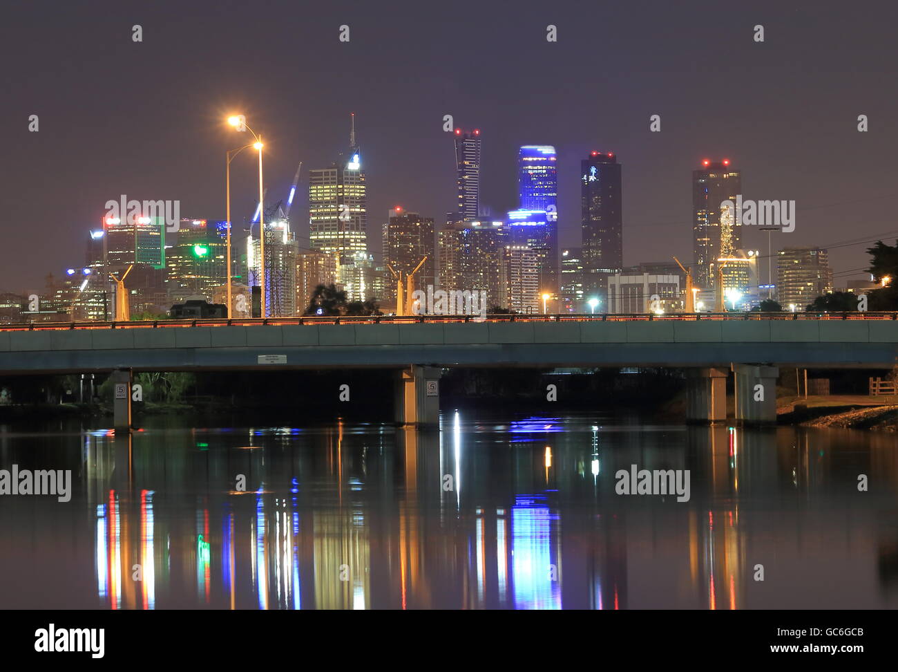 View of melbourne skyline hi-res stock photography and images - Alamy