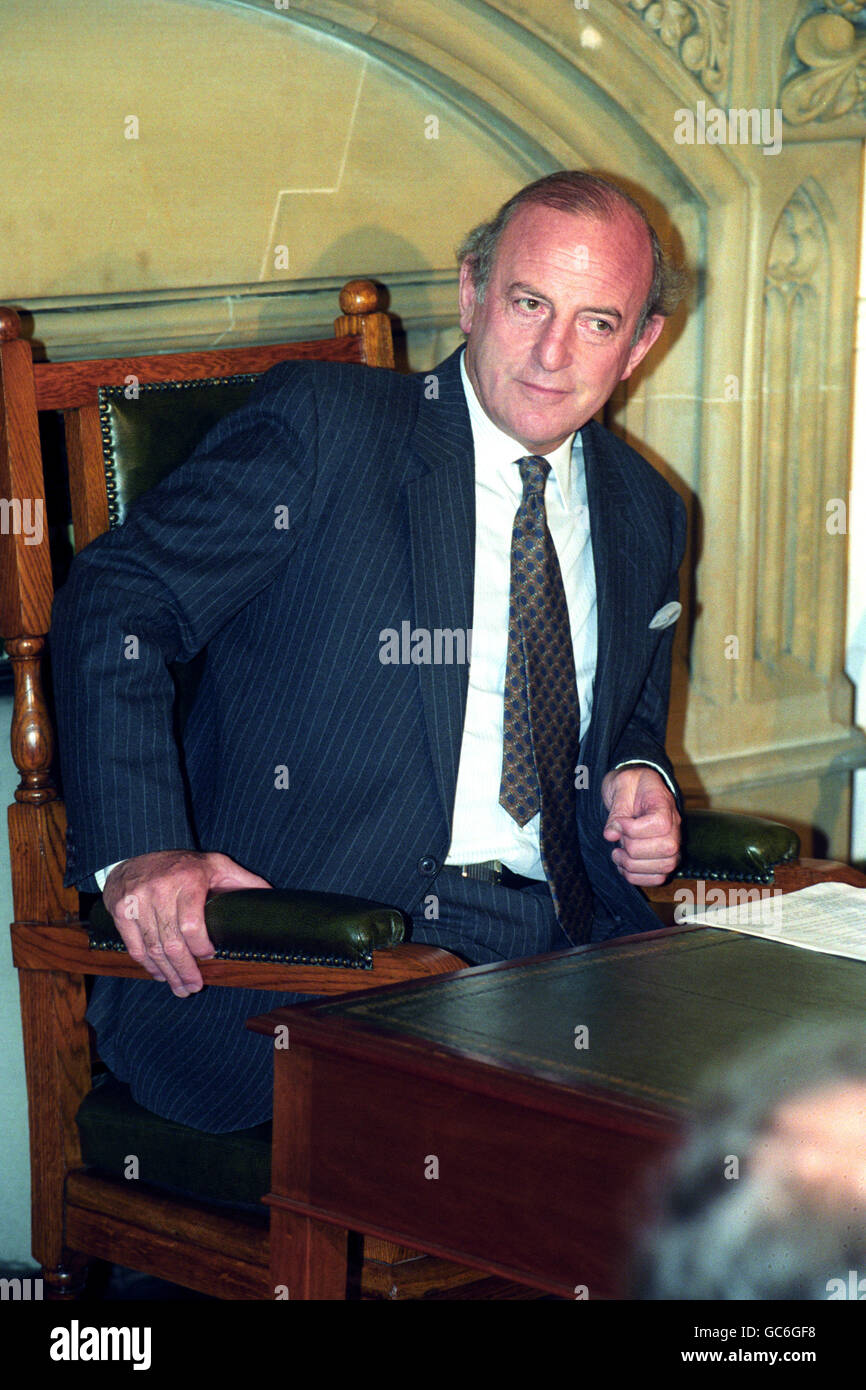 Lord Chief Justice, Lord Taylor of Gosforth, who held a news conference ...