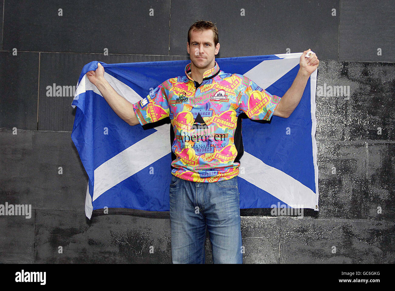 Edinburgh's Chris Paterson during a photocall at the Lauriston Place ...