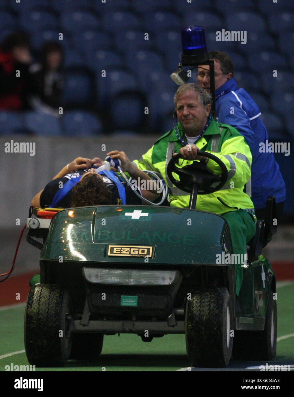 Rugby union stretcher buggy hi-res stock photography and images - Alamy