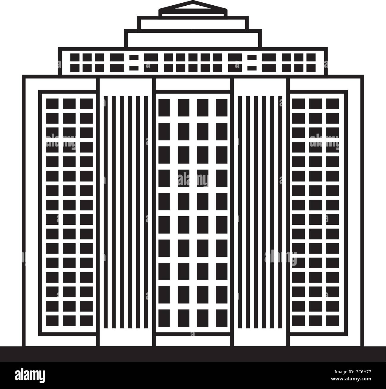 Building icon. City and urban design. Vector graphic Stock Vector Image ...