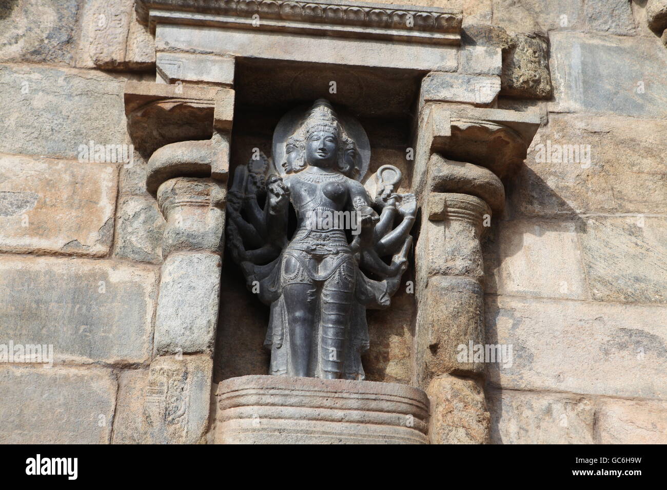 sculpture of a hindu god at airavateeswar temple near kumbakonam,tamil ...