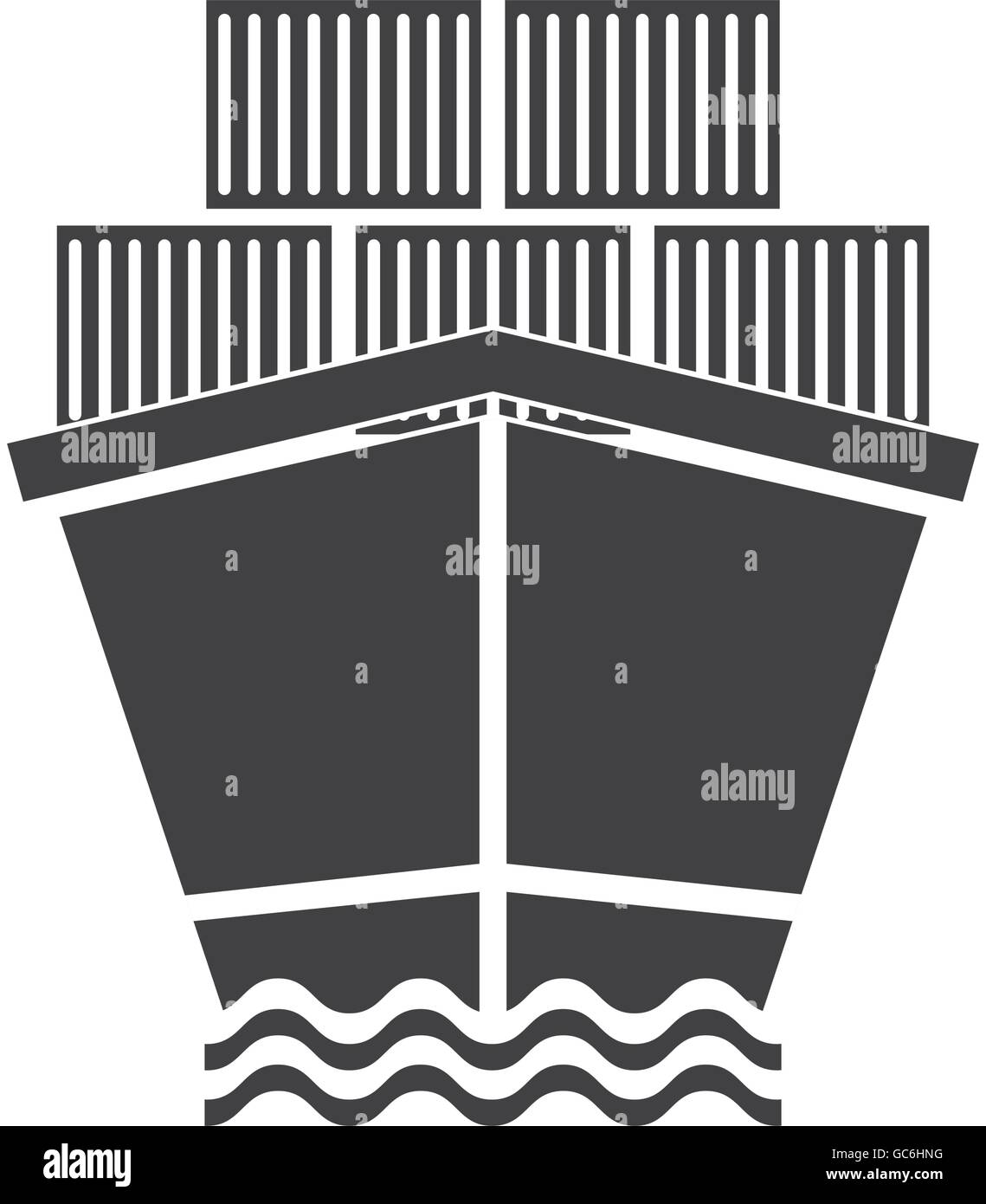 Ship icon. Delivery and Shipping. Vector graphic Stock Vector Image ...