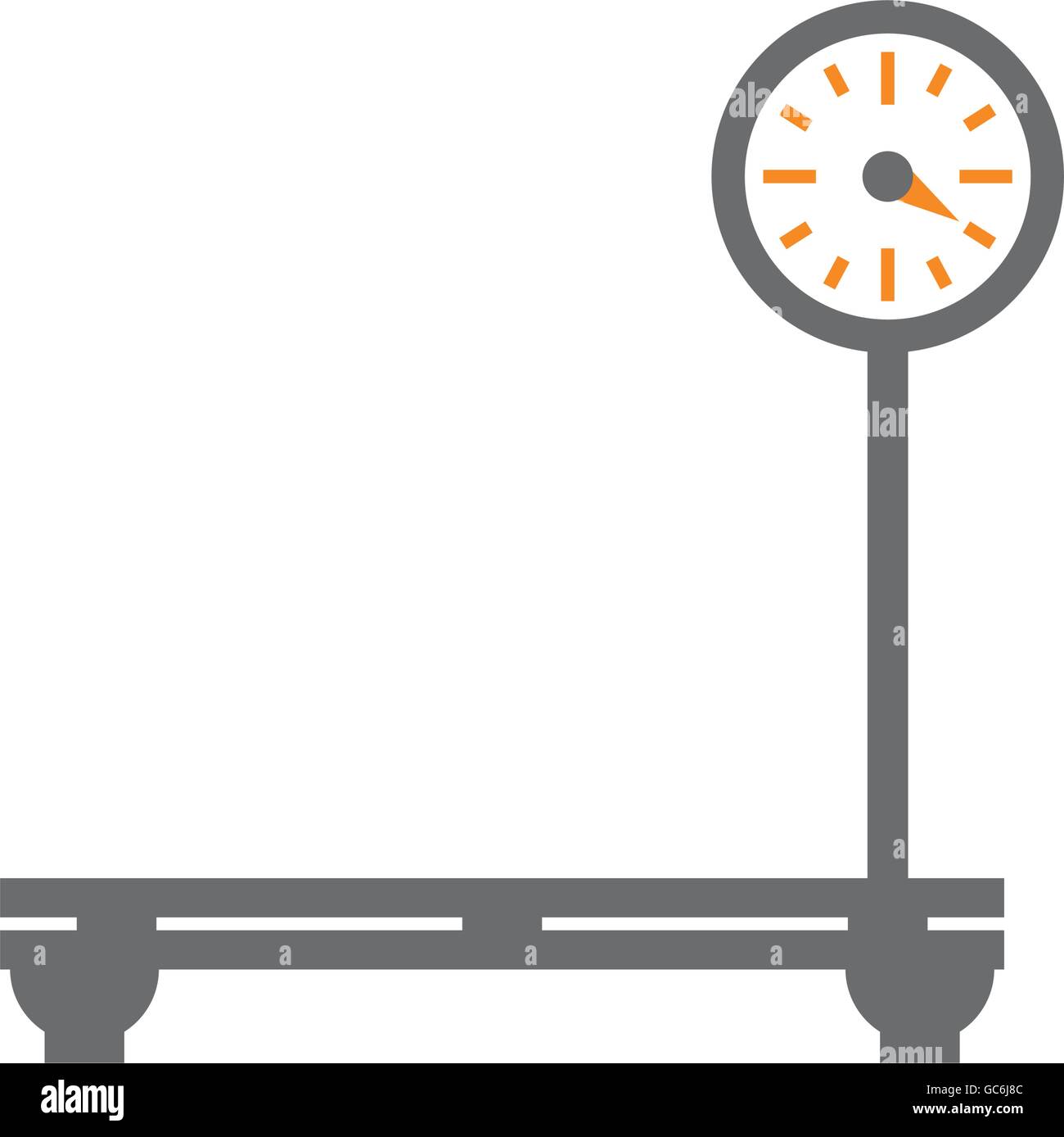 Weight icon. Measure instrument design. Vector graphic Stock Vector ...