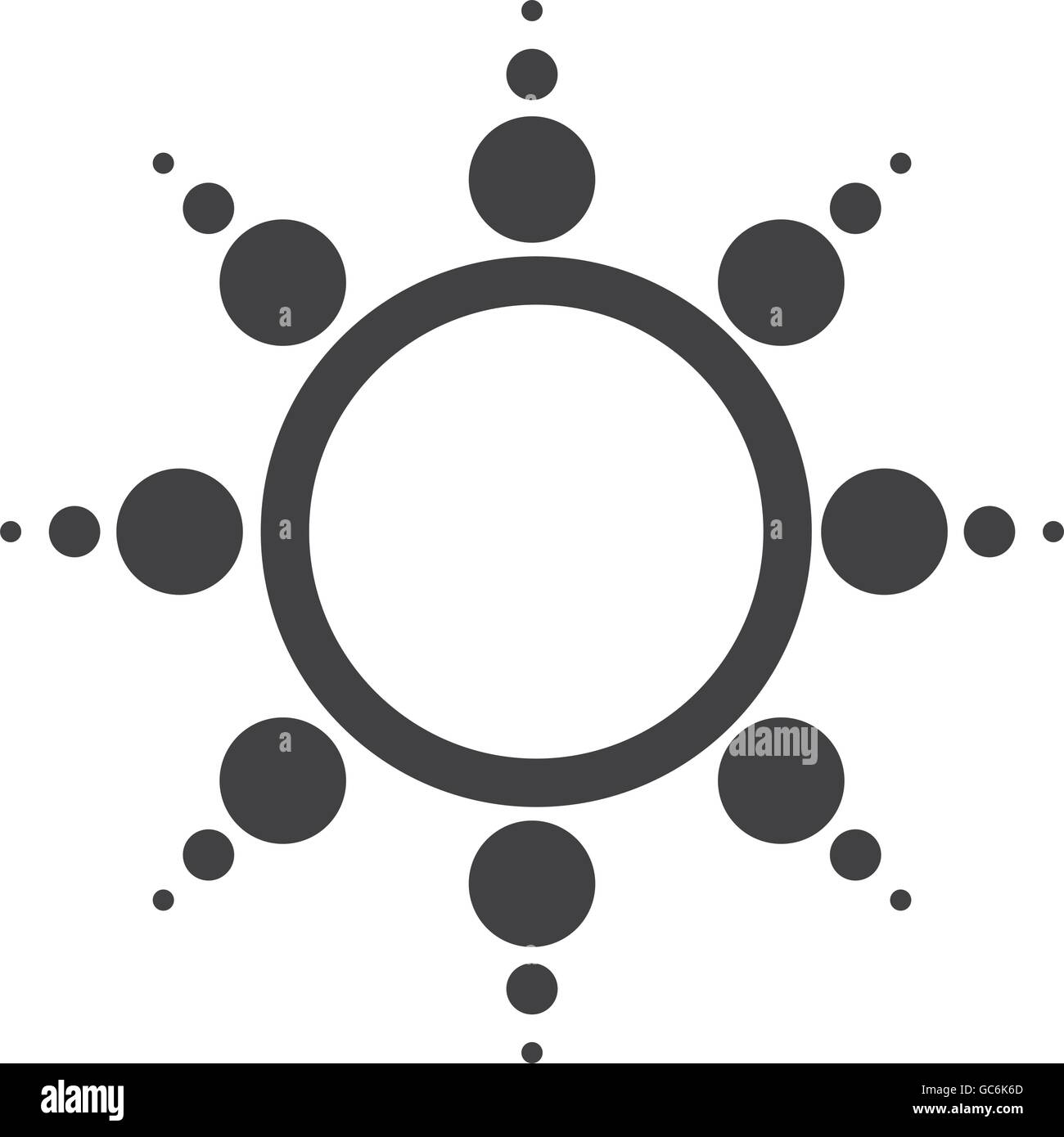sun icon. Weather design. Vector graphic Stock Vector Image & Art - Alamy