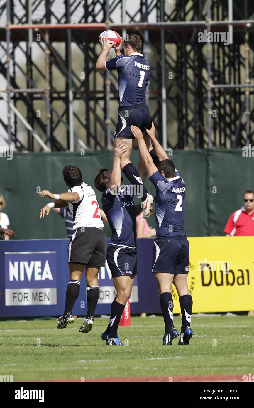 Scotlands scott forrest catches from the lineout hi-res stock ...