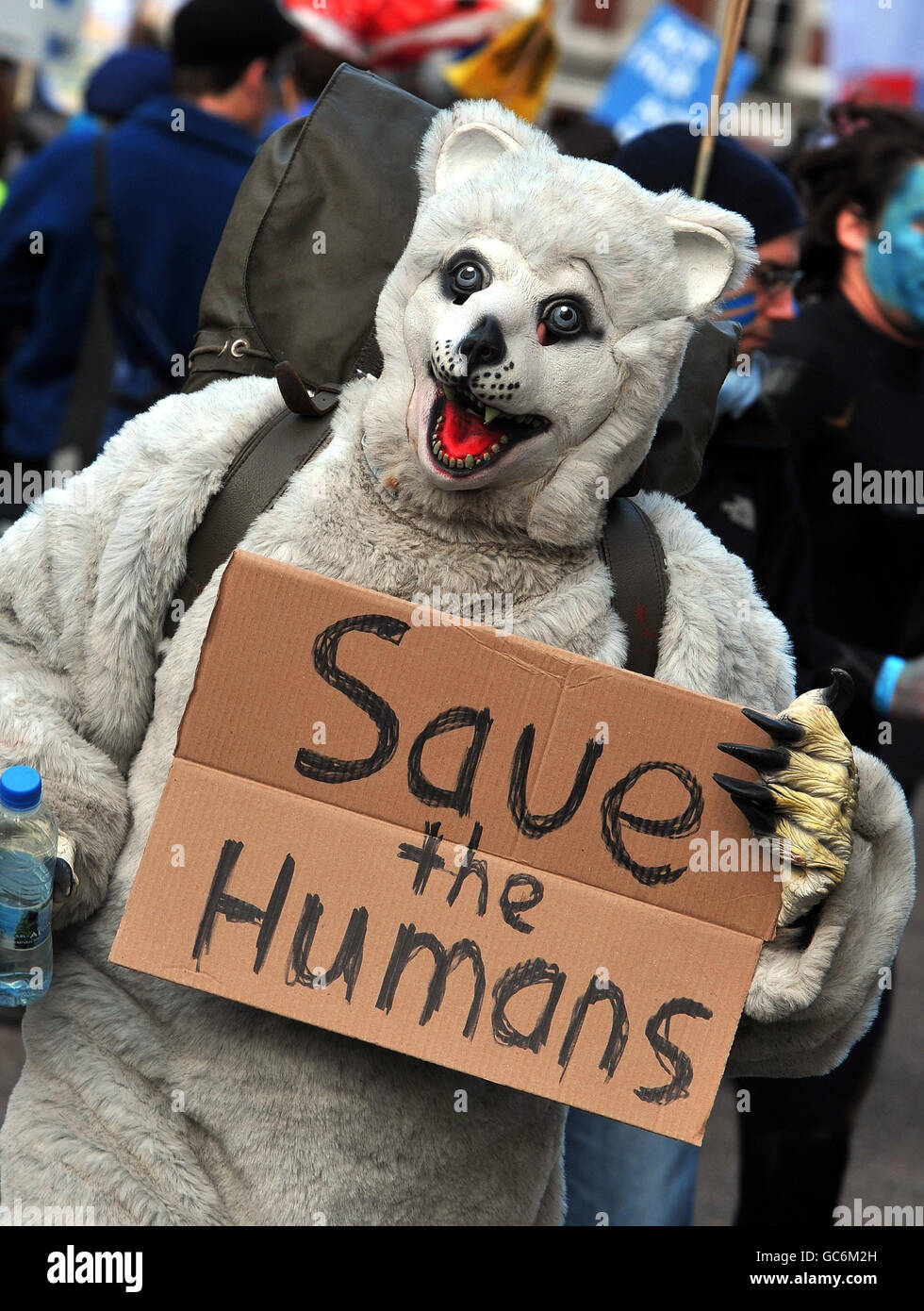 Climate change polar costume hi-res stock photography and images - Alamy