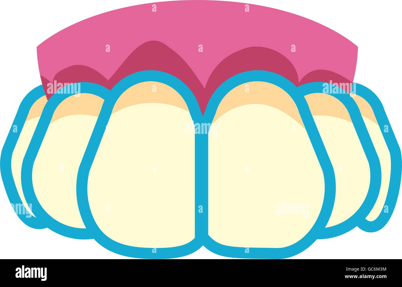 Teeth and mouth icon. Dental care design. Vector graphic Stock Vector ...