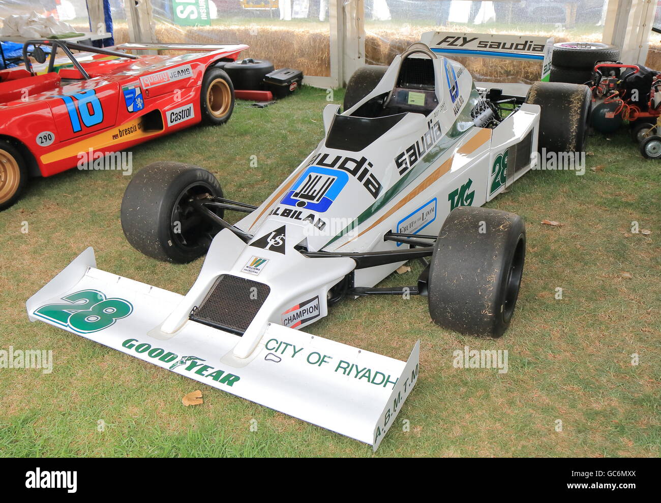 Williams Formula 1 racing car display at F1 Grand Prix Melbourne ...