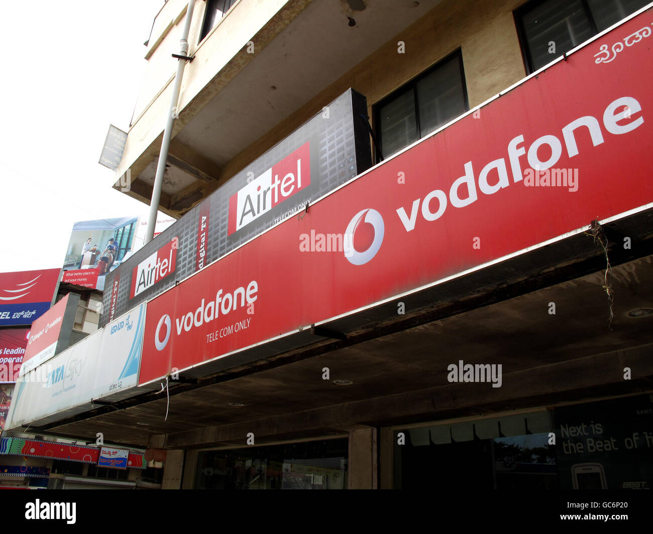 Mobile Telecommunications in India Stock Photo - Alamy