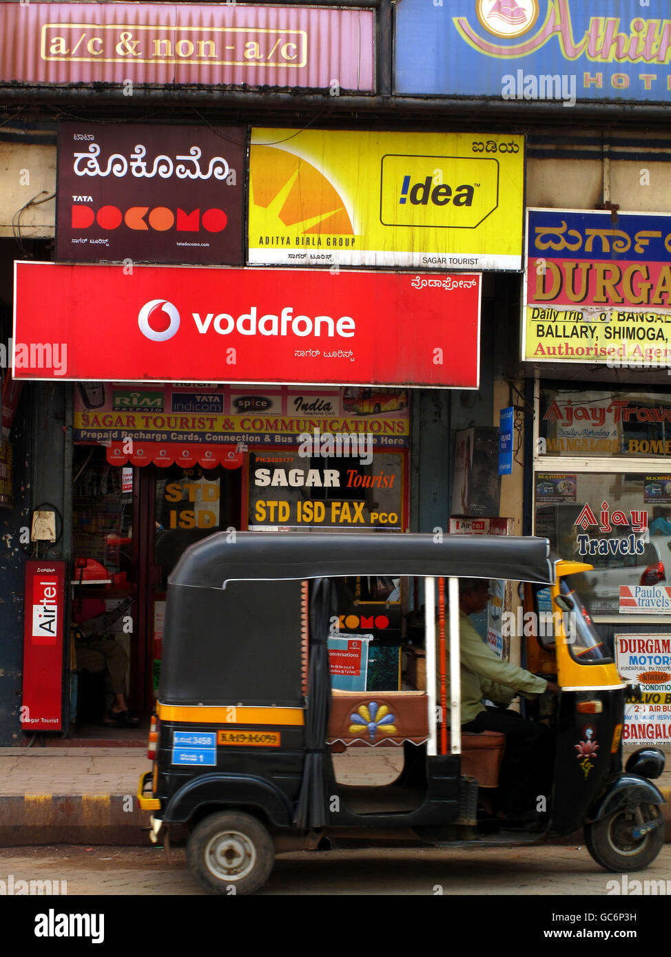 Mobile Telecommunications in India Stock Photo - Alamy