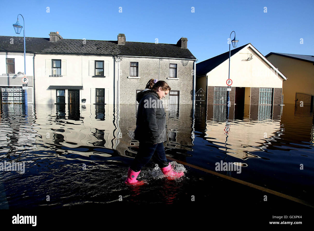 Flooding in Ireland Stock Photo - Alamy