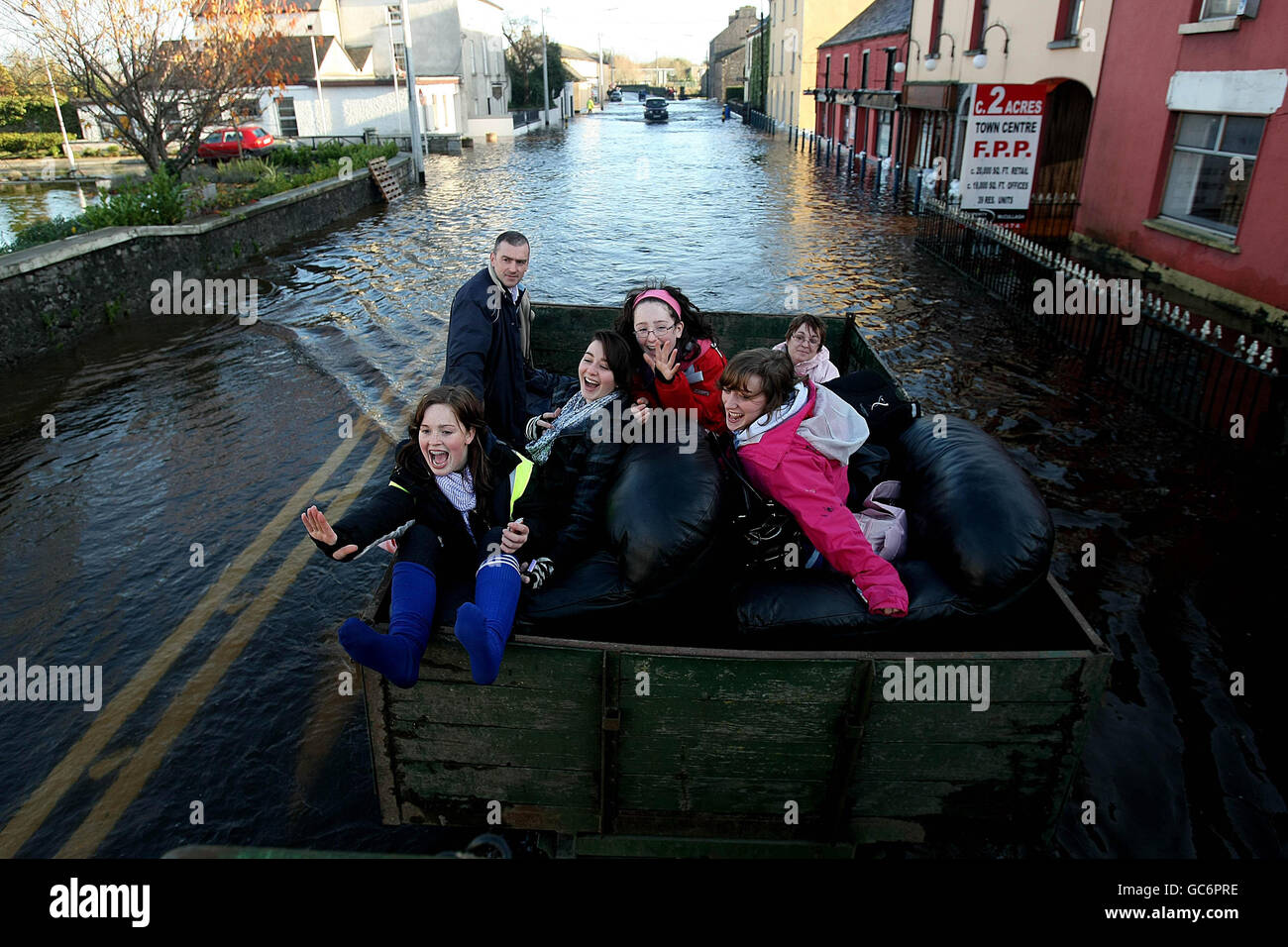 Flooding in Ireland Stock Photo - Alamy