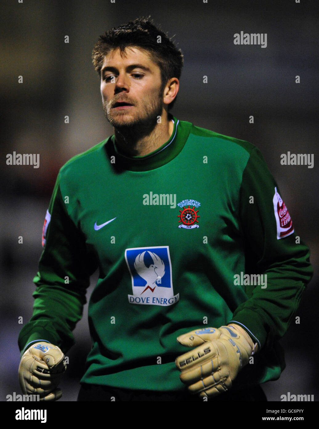 Hartlepool united goalkeeper scott flinders hi-res stock photography ...