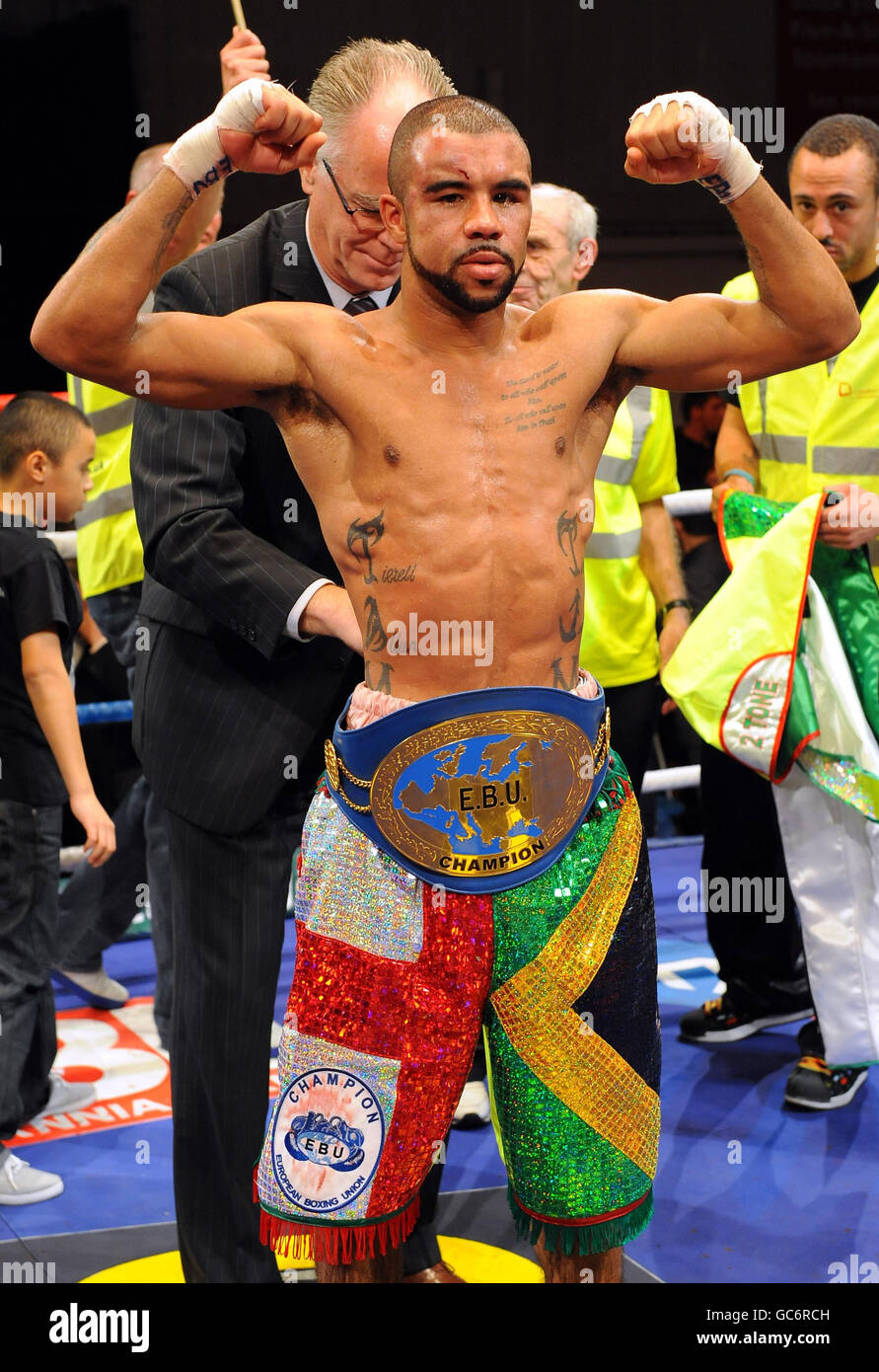 Boxing - EBU Super BantamWeight Title Fight - Rendall Munroe v Simone ...