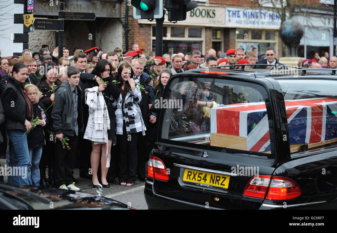Sergeant Robert David Loughran-Dickson repatriation Stock Photo - Alamy