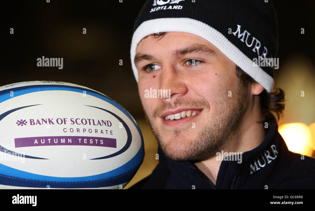 Rugby Union - Scotland Team Announcement - Murrayfield Stock Photo - Alamy