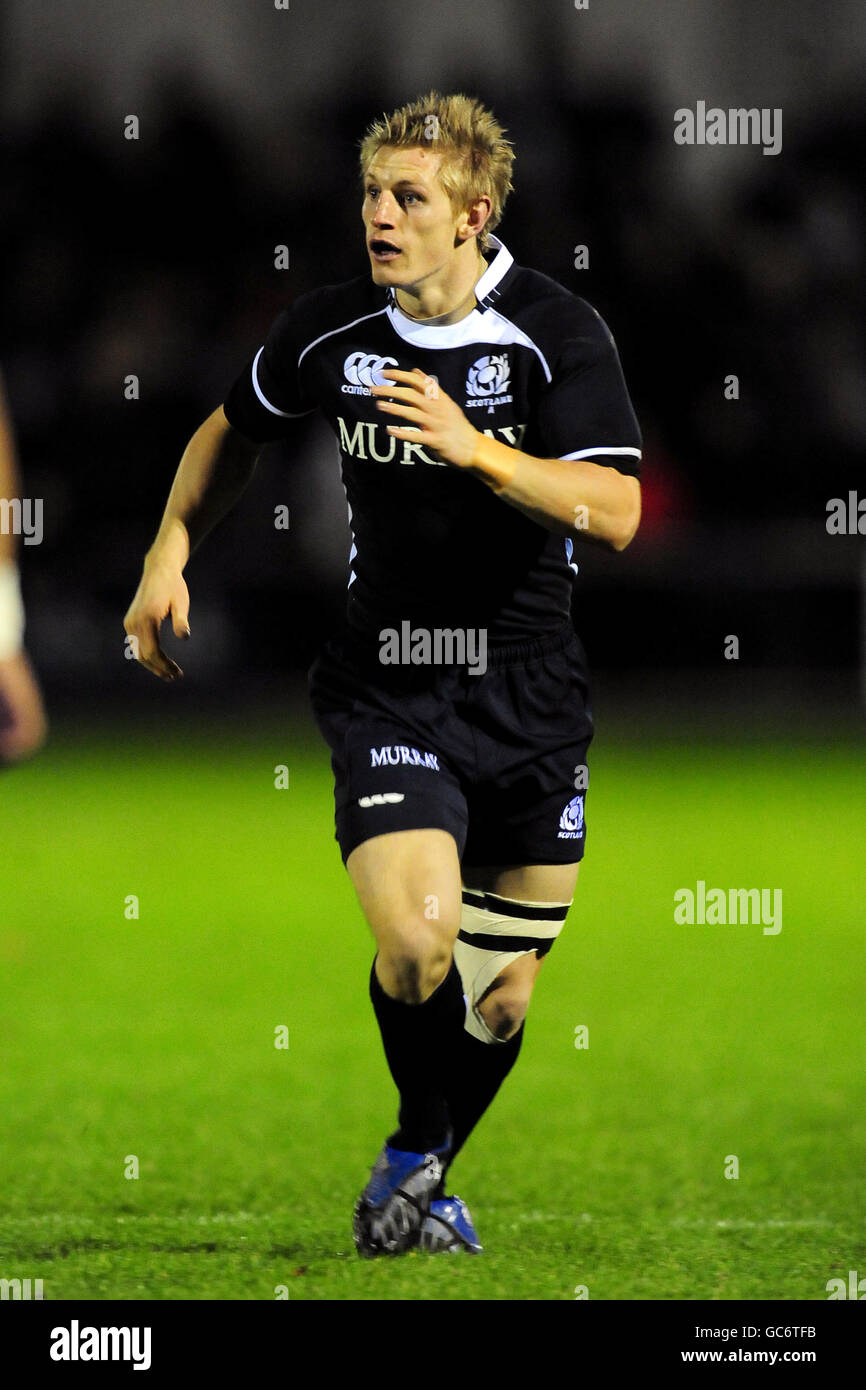 Rugby Union - International - Scotland A v Tonga - Netherdale. Ben ...