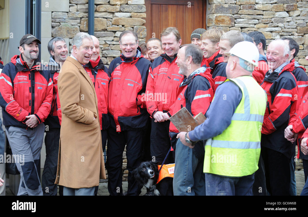 The Prince Of Wales Meets Members Of The Cockermouth Mountain Rescue the-prince-of-wales-meets-members-of-the-cockermouth-mountain-rescue