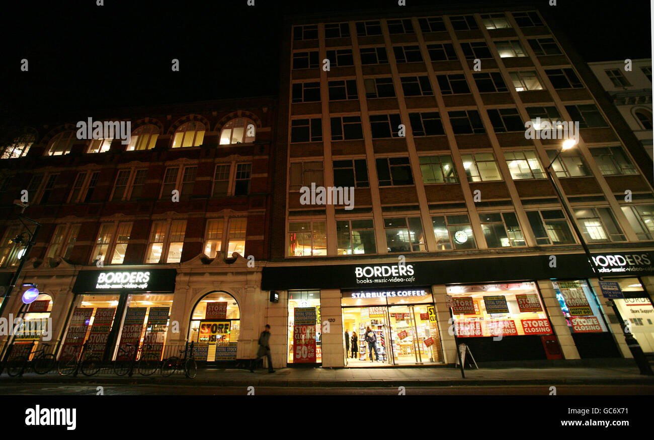 Borders books closing hi-res stock photography and images - Alamy