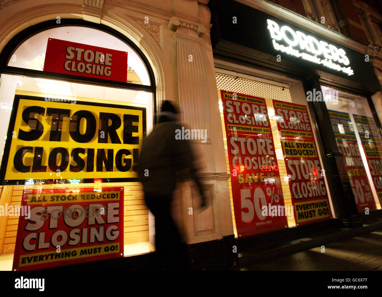 The Charing Cross road branch of Borders books which is set to close ...