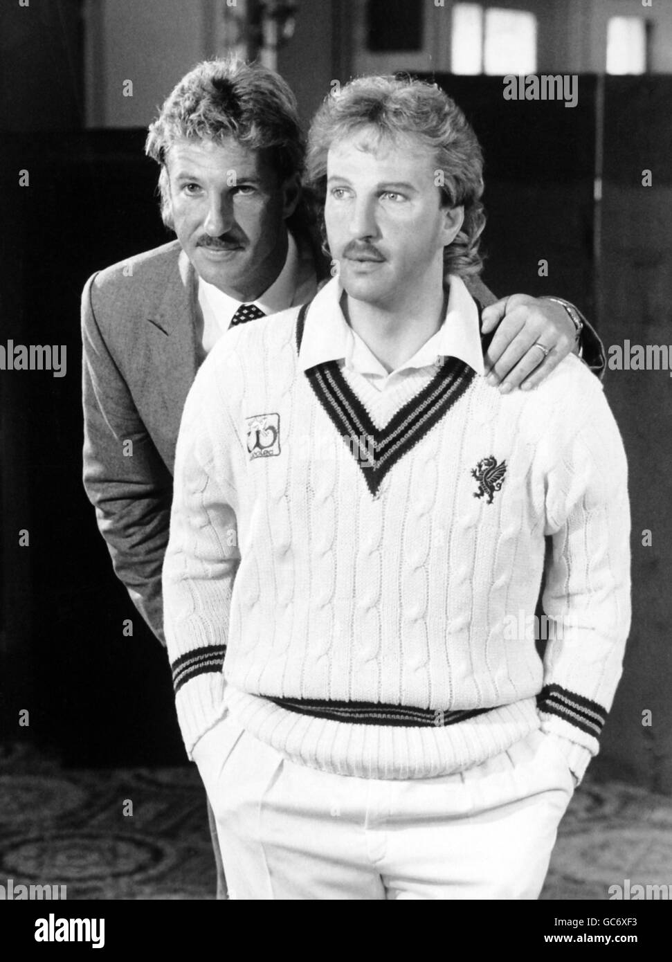 cricket Portraits. Ian Botham previews his wax portrait figure at the ...