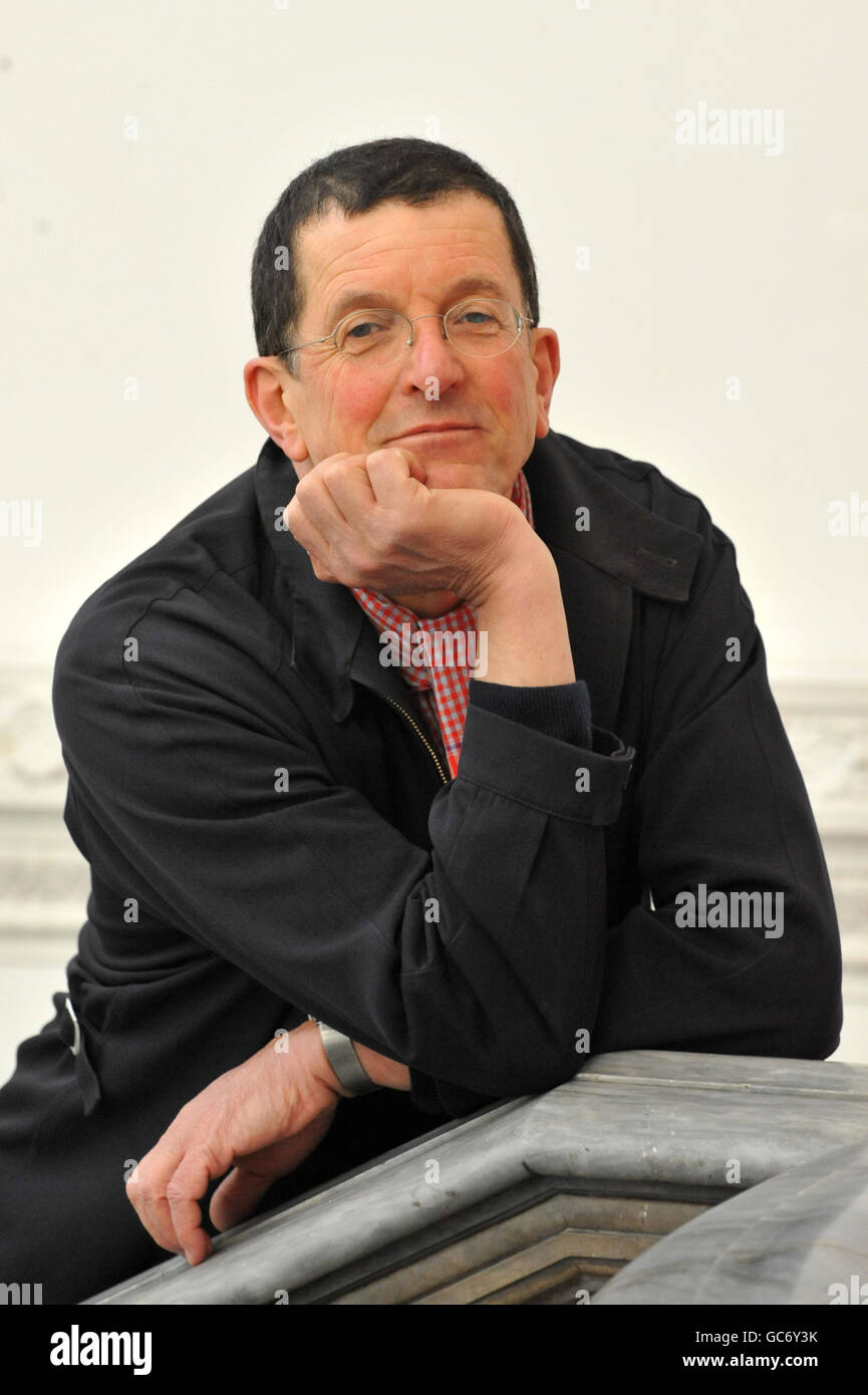 Artist Antony Gormley whose 1992 work Amazonian Field, is on show at ...