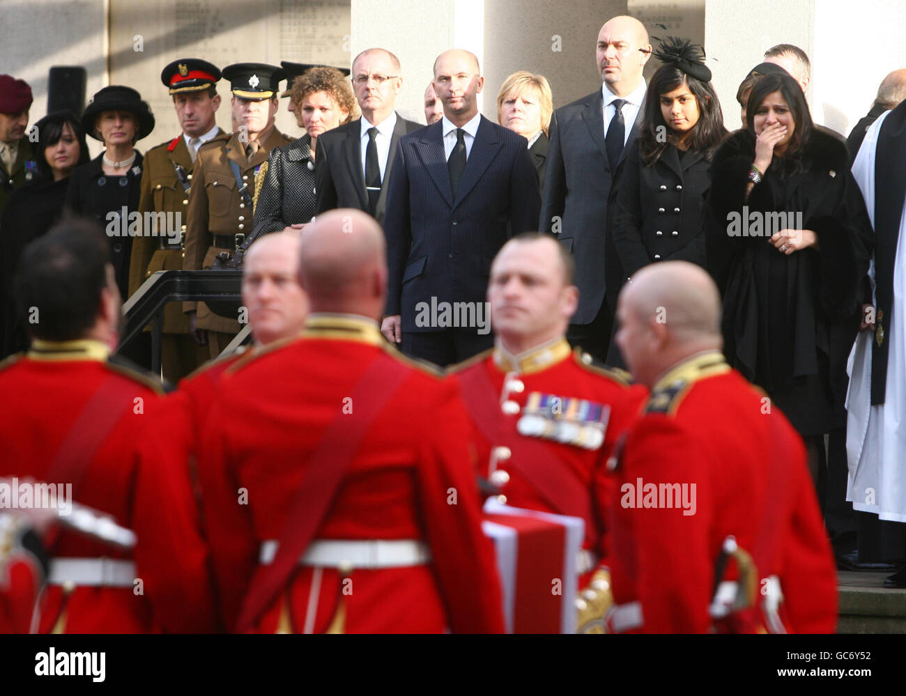 Darren Chant funeral Stock Photo - Alamy