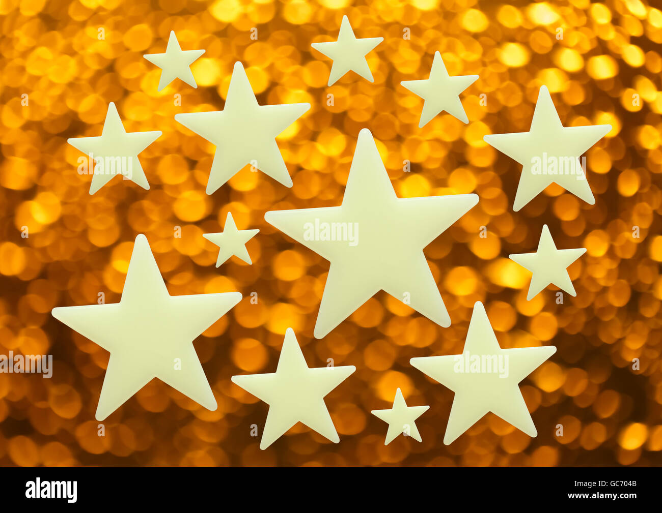 Blank stars on blur background in closeup Stock Photo - Alamy