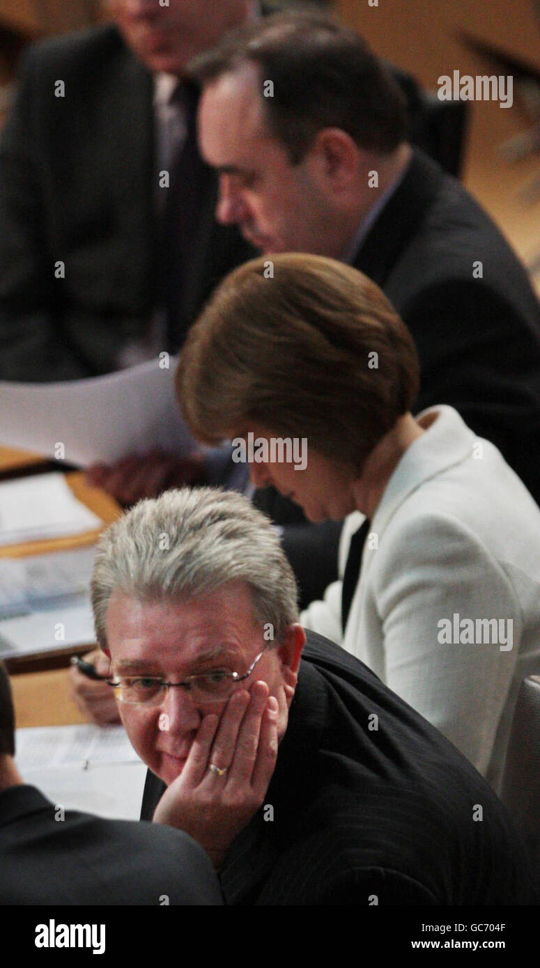 Michael Russell during his first Question Time as new Education ...