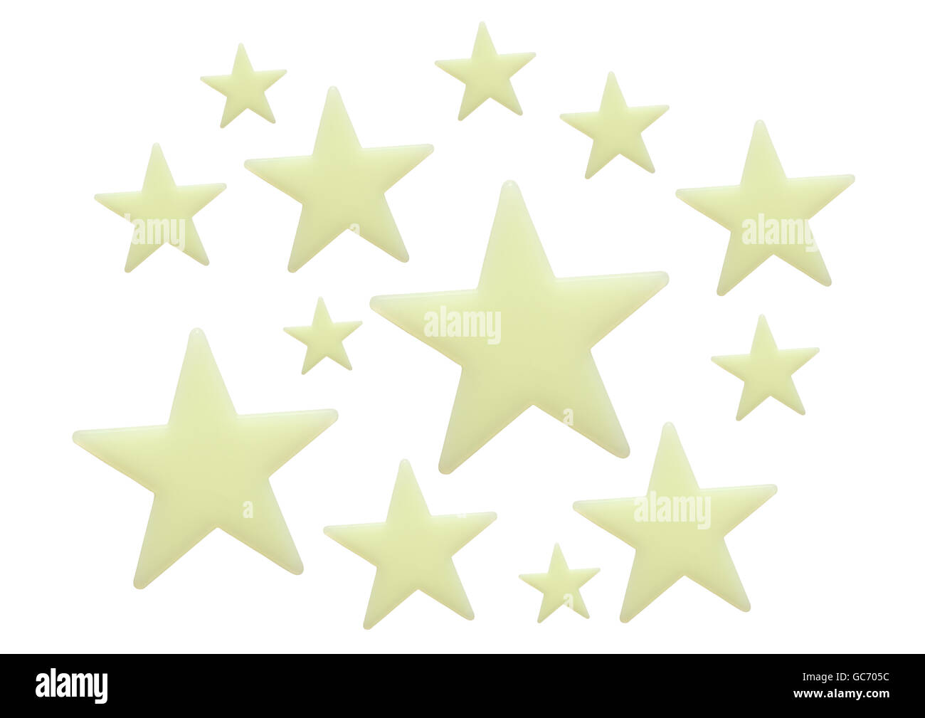 Blank stars on white background in closeup Stock Photo - Alamy