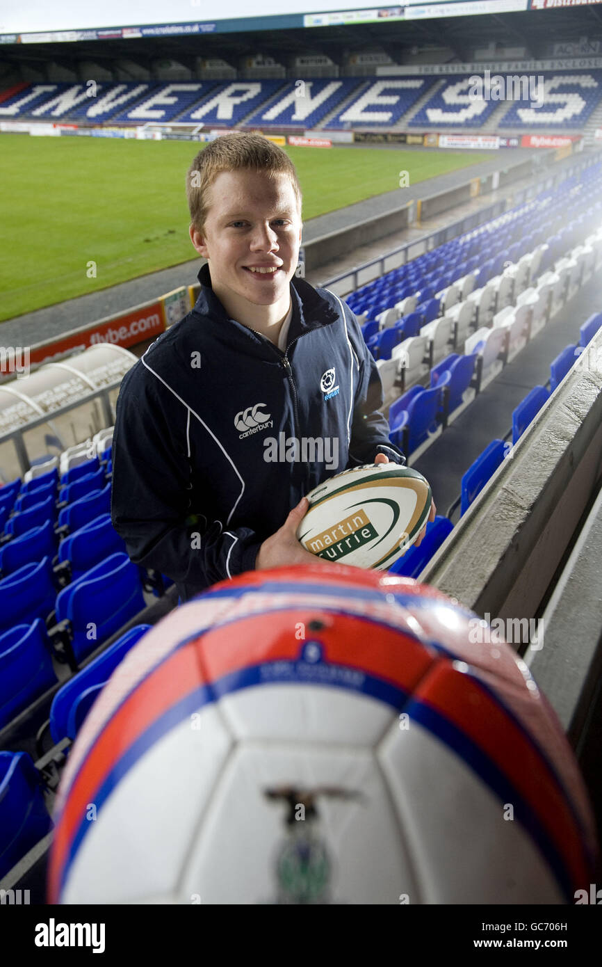 19 year old Kris Hamilton from Wick poses for pictures during an ...