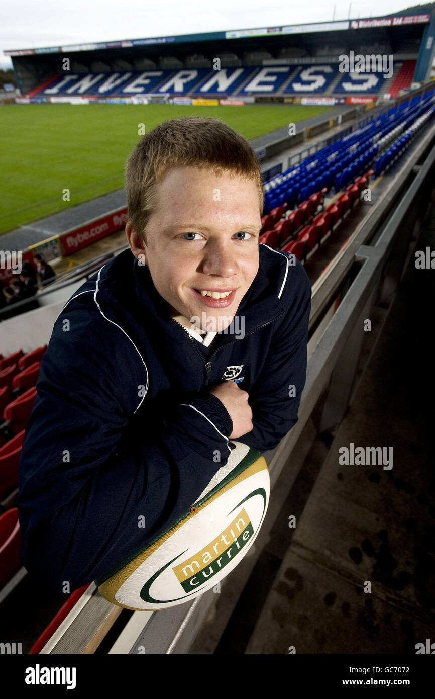 19 year old Kris Hamilton from Wick poses for pictures during an ...
