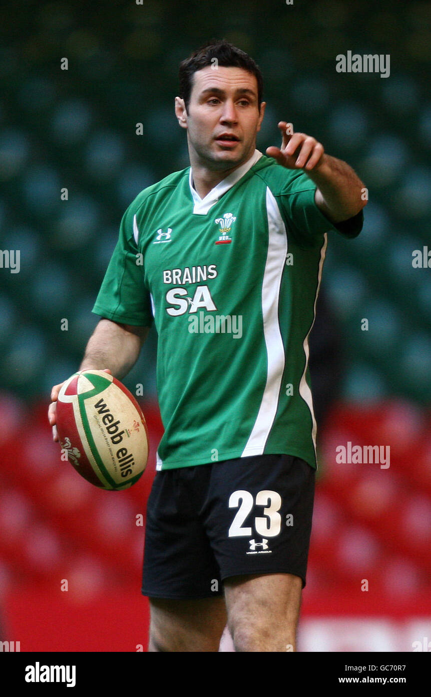 Rugby Union - Wales Media Day - Millennium Stadium. Stephen Jones ...