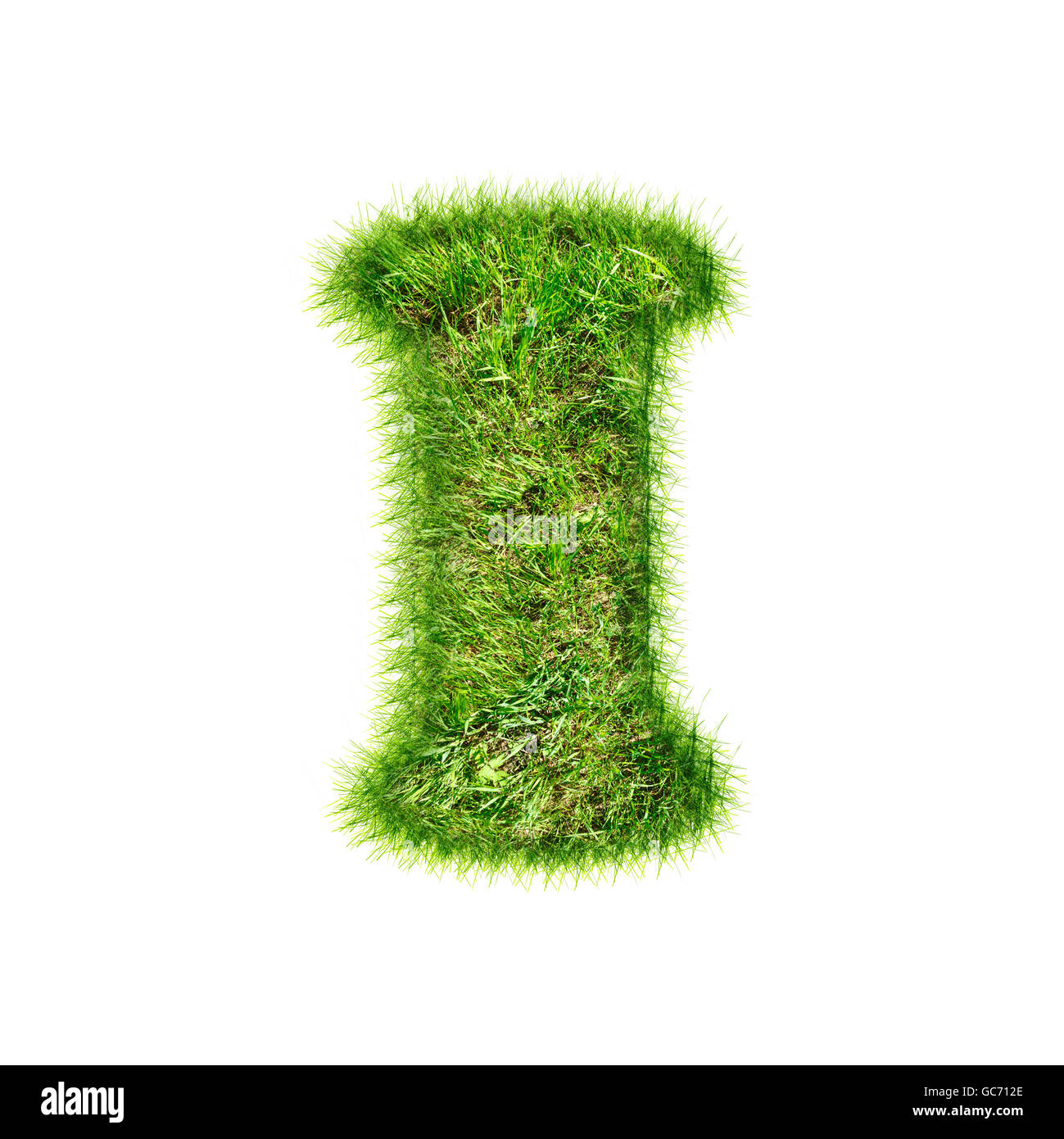 Green capital letter made grass hi-res stock photography and images - Alamy