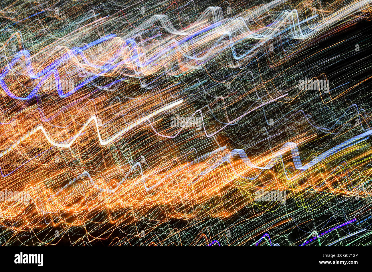 Abstract light trails hi-res stock photography and images - Alamy
